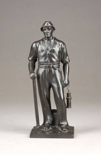 Peter Lipp Stehender Bergmann