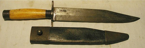 1118: Marked S.F. Cal Bone Handle Knife with Sheath - May 19, 2007 ...