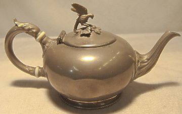 Vintage James Allan Sheffield 1030 Teapot 5"h X