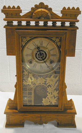 Gilbert Victorian Kitchen Shelf Clock With Alarm,