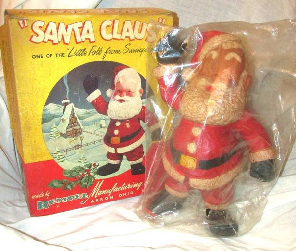 Rempel Mfg. Co. Santa Claus With Original Box, Ec