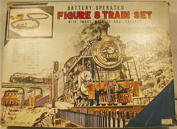 Battery Operated Figure 8 Train Set By Tn Japan M