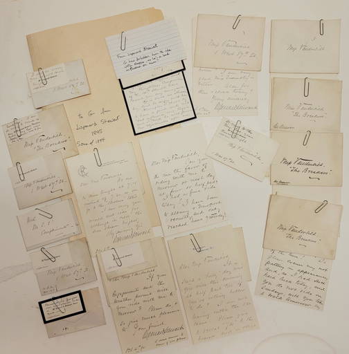 Vanderbilt Archive Gertrude Letter Suite From Lispenard Stewart 6 Fifth ...
