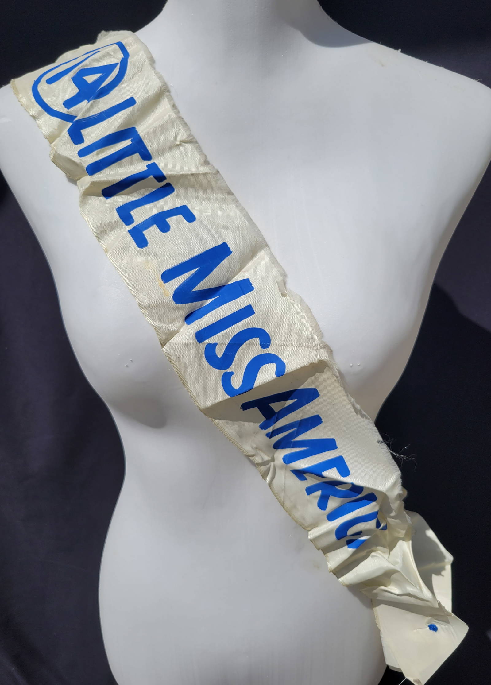 Irene Cara Estate Little Miss America Finalist Pageant Sash Number 14 ...