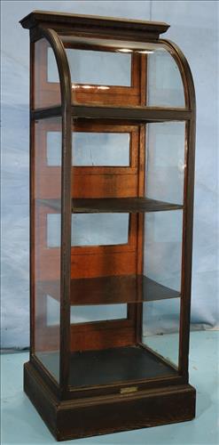 Old Oak Upright Storage Display Case