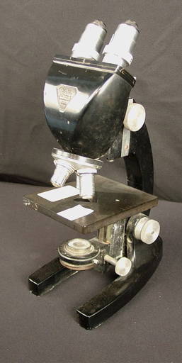 Black And Brass Microscope, Bausch And Lomb Serial