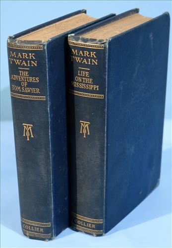 Two Mark Twain Books Dated 1917