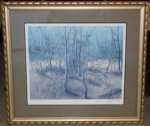 2 Pc. Signed Art Deal By Famous Louisiana Artist Ransom Rambo Auction