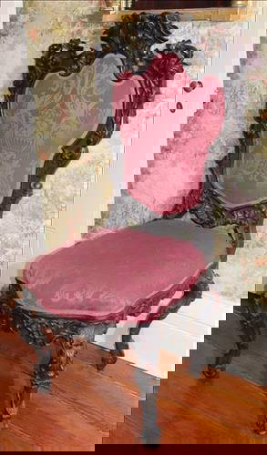 Tall Back Carved Parlor Chair By Alexandra Roux Auction