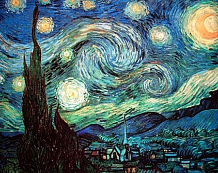 Starry Night Limited Edition By Van Gogh (cq)
