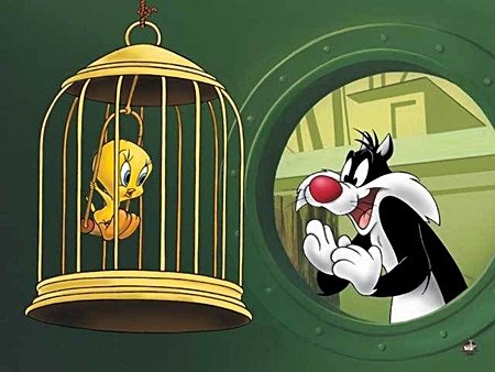 Warner Bros."BIRD IN A GUILTY CAGE" TWEETY LOONEY TUNES