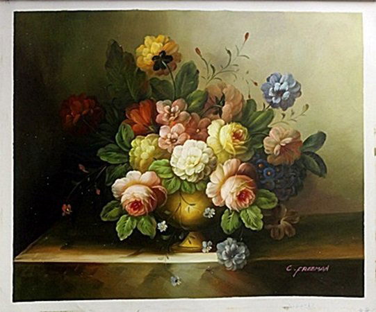 Original Oil on Canvas; Signed C. Freeman - Feb 16, 2015 | Wilson Fine ...