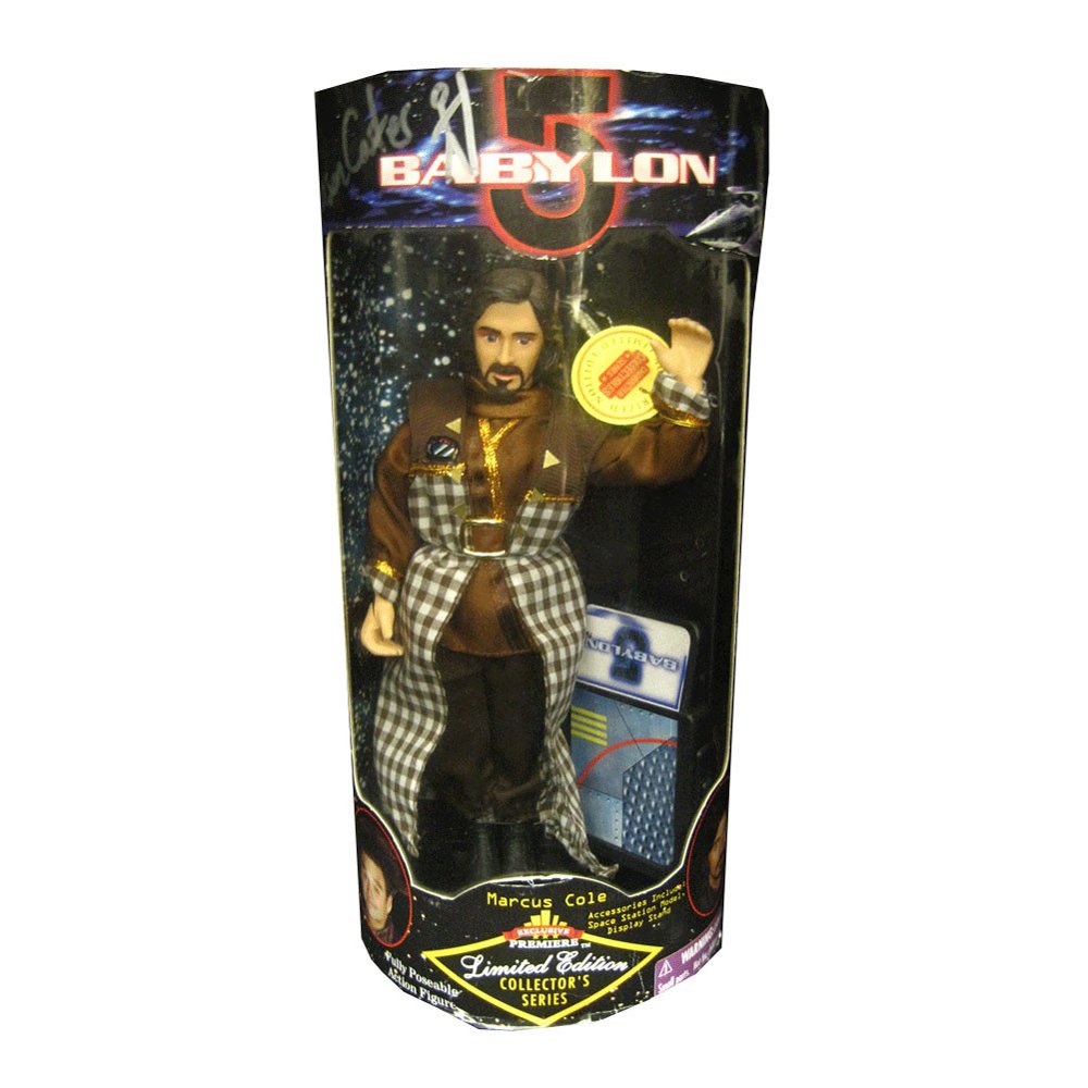 Jason Carter Signed Babylon 5 Marcus Cole Action Figure