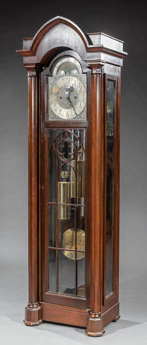 Mahogany Five Tube Tall Case Clock, Colonial Mfg. - Jul 09, 2017 | Neal ...