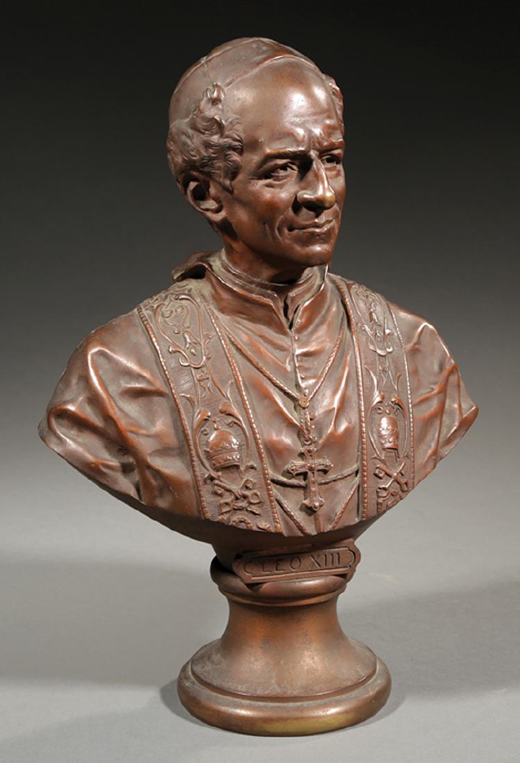 Bronze Bust of Pope Leo XIII