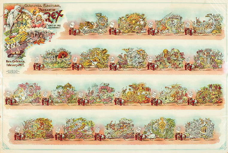 Rex, Parade Bulletin, 1914