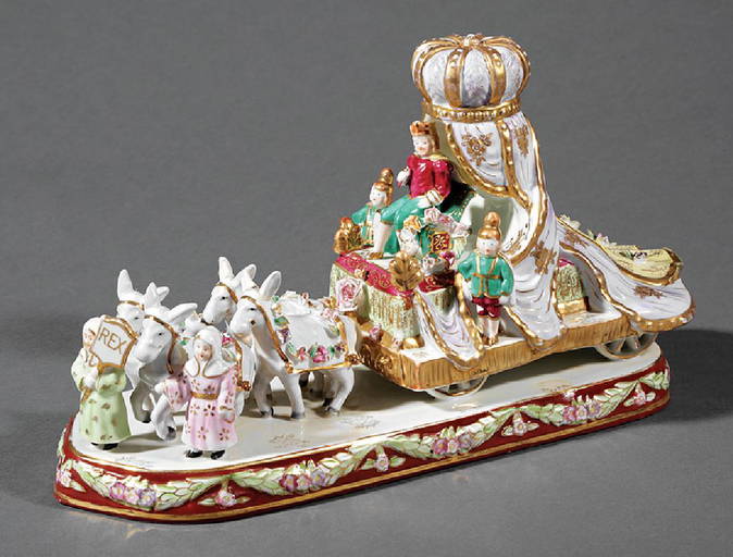 [mardi Gras] Porcelain Rex King's Float