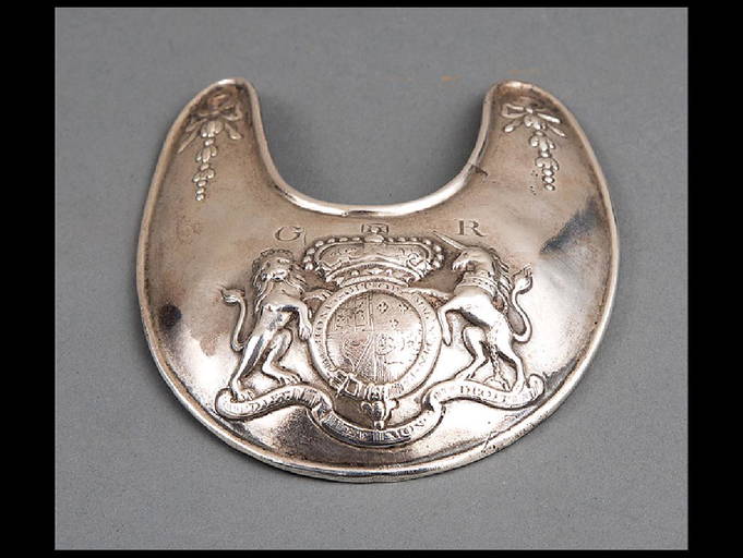 English Silver Gorget