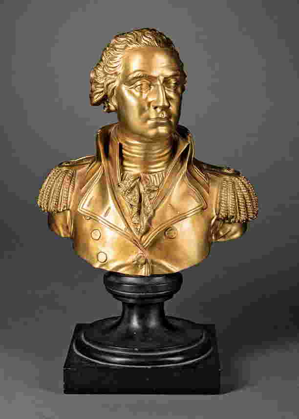 Gilt Bronze Bust Of George Washington