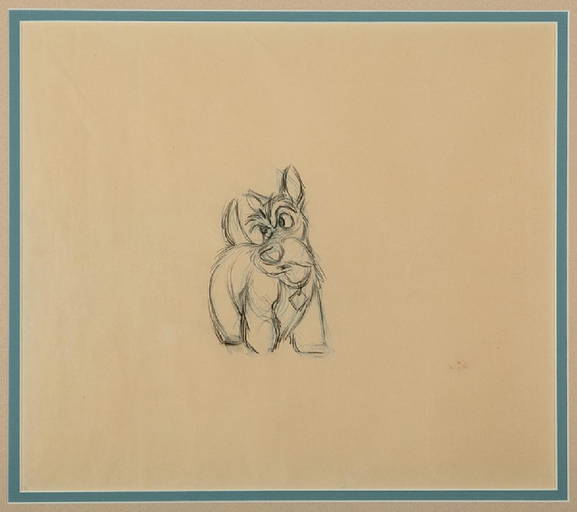 Walt Disney Studios Character Drawing "jock"