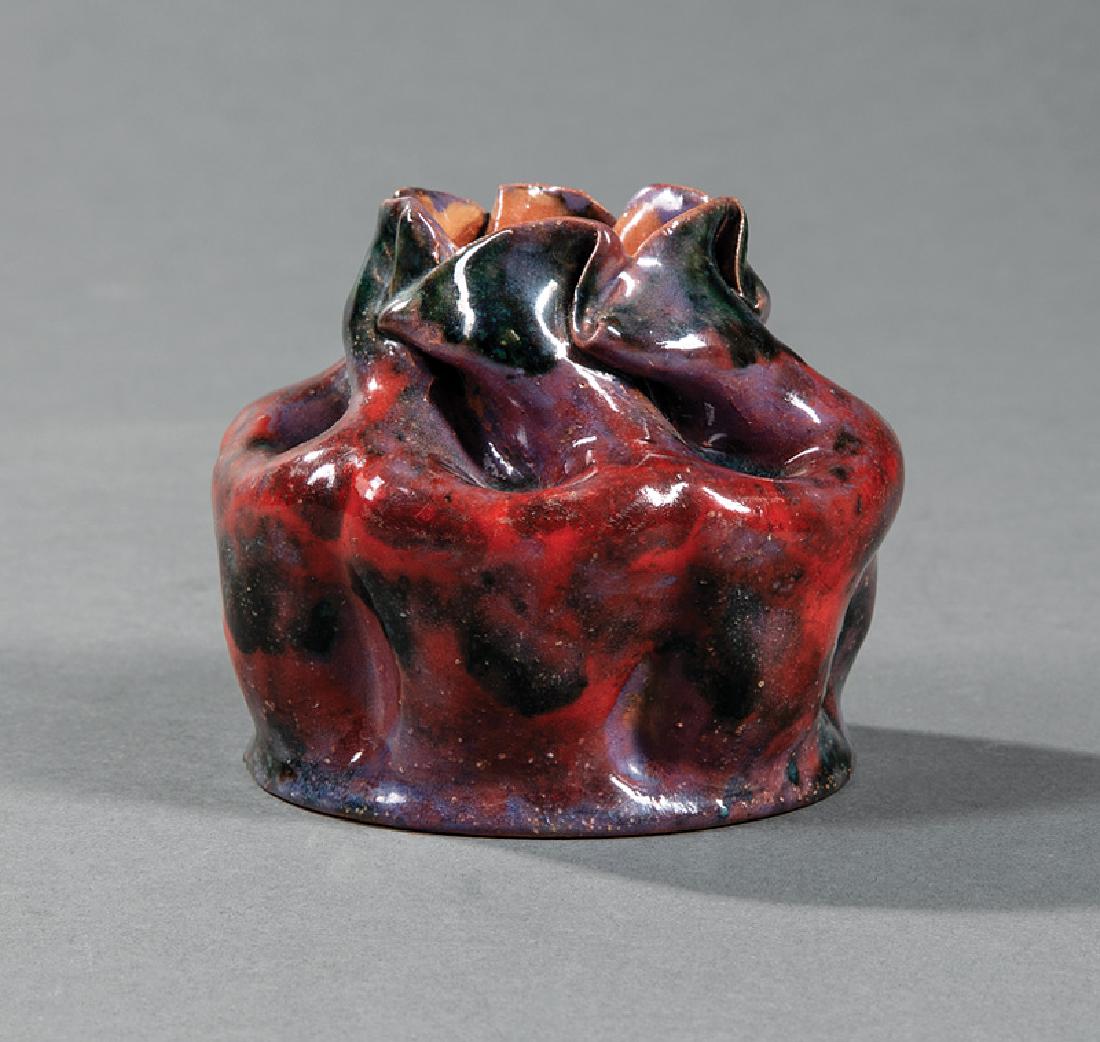 George Ohr. Small Dark Art Pottery Vase. - Feb 13, 2021 | Slotin Folk ...
