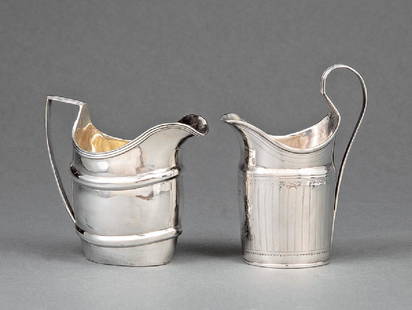 George Iii Sterling Silver Gilt Cream Pitcher