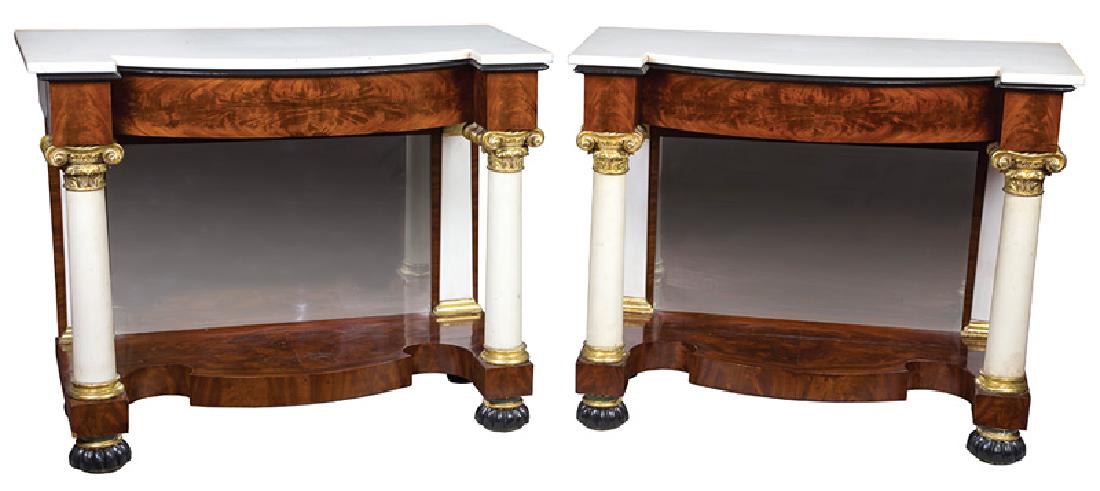 American Parcel Gilt and Mahogany Pier Tables - Jun 22, 2019 | Neal ...