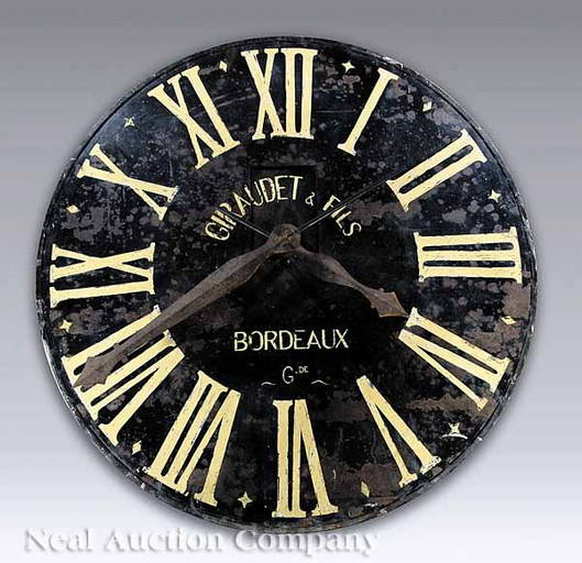 French Iron Clock Tower Movement