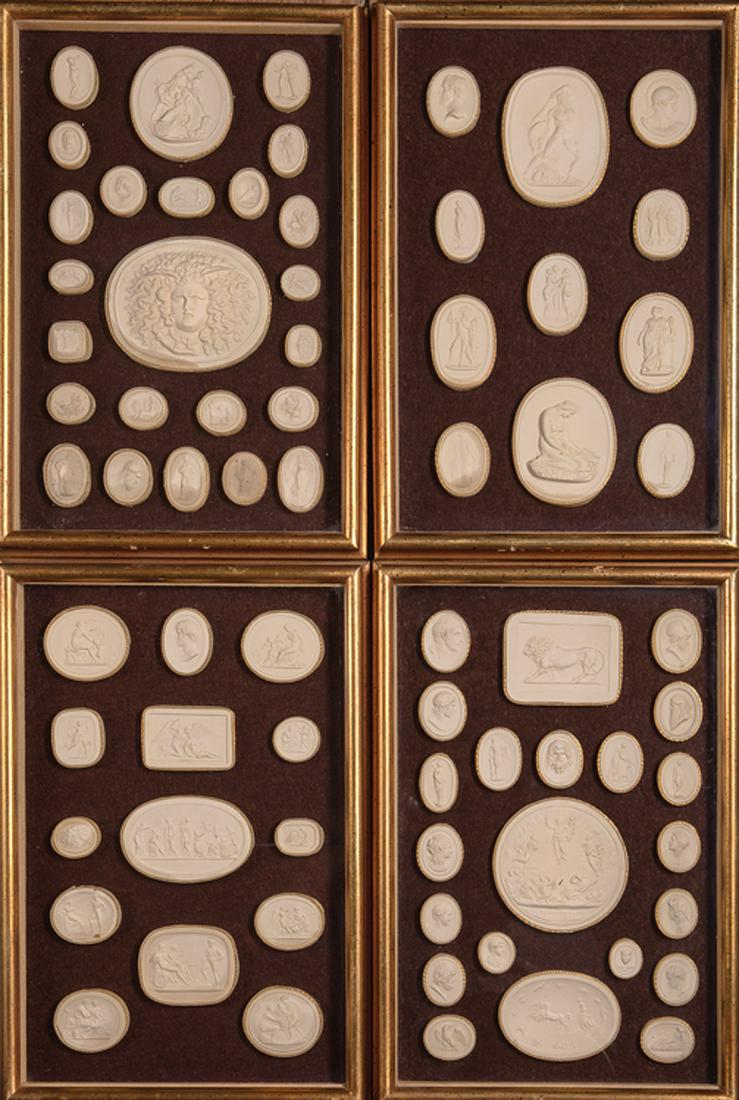 Grand Tour Plaster Intaglios - Sep 14, 2019 | Neal Auction Company in LA