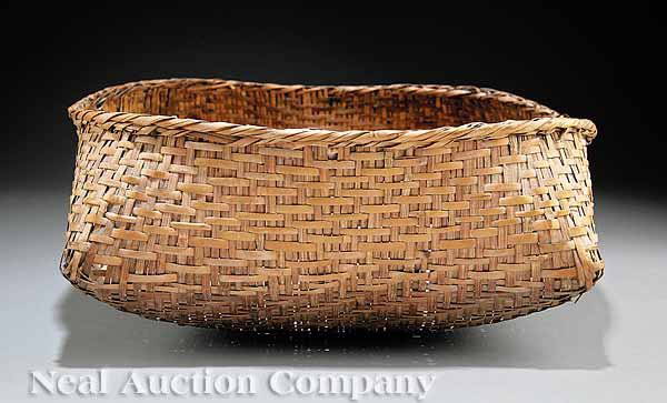 Choctaw Or Koasati Single Weave Basket