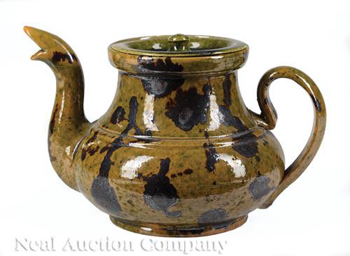 George Ohr Art Pottery Teapot