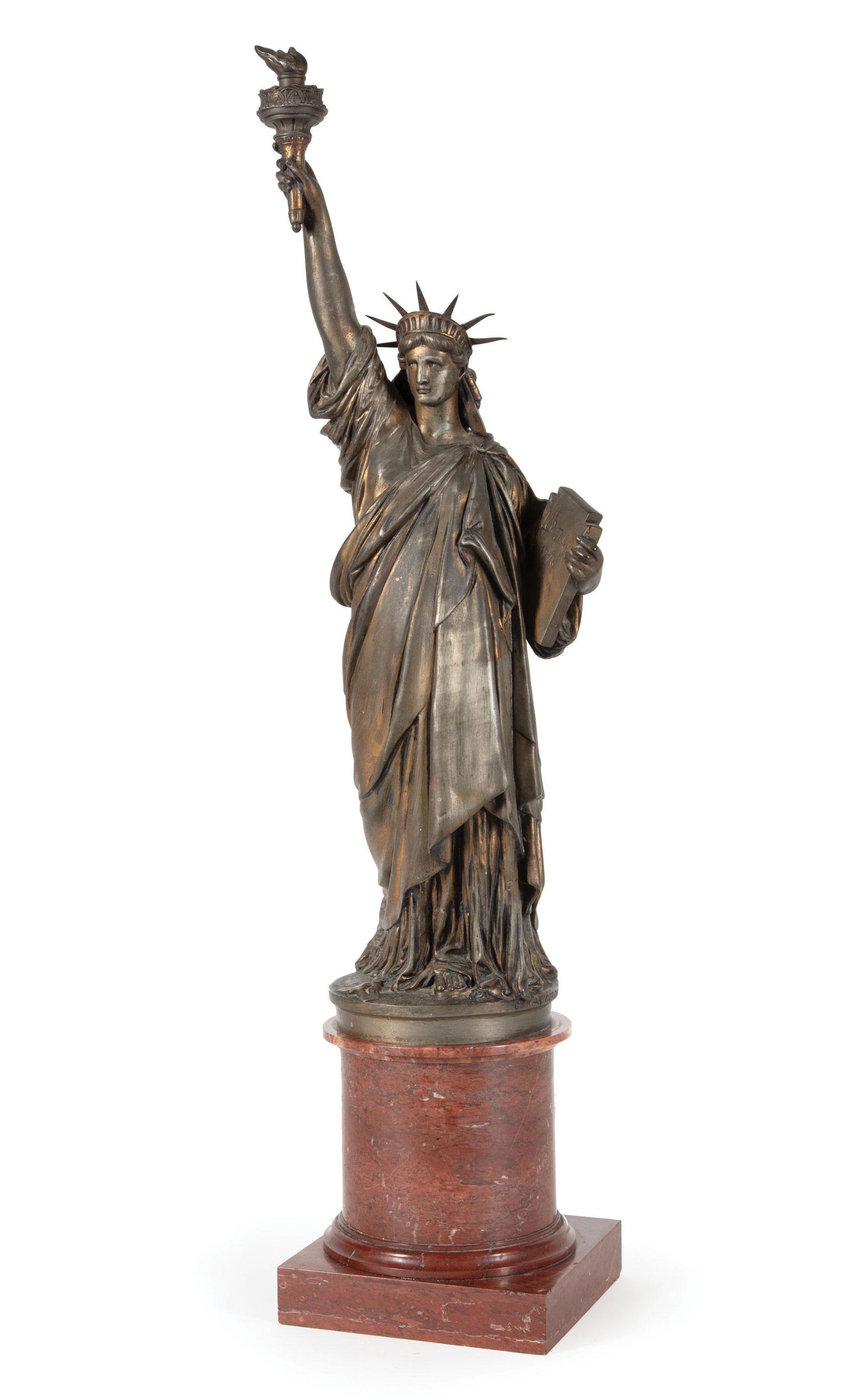 French Copper-Plated Zinc Figure - Feb 06, 2021 | Neal Auction Company ...