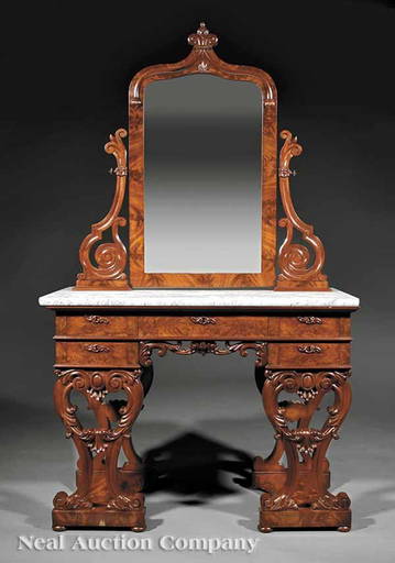 An American Rococo Duchesse Dressing Table