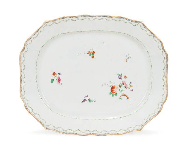 Lowestoft Polychrome and Gilt Porcelain Platter - Oct 07, 2021 | Neal ...