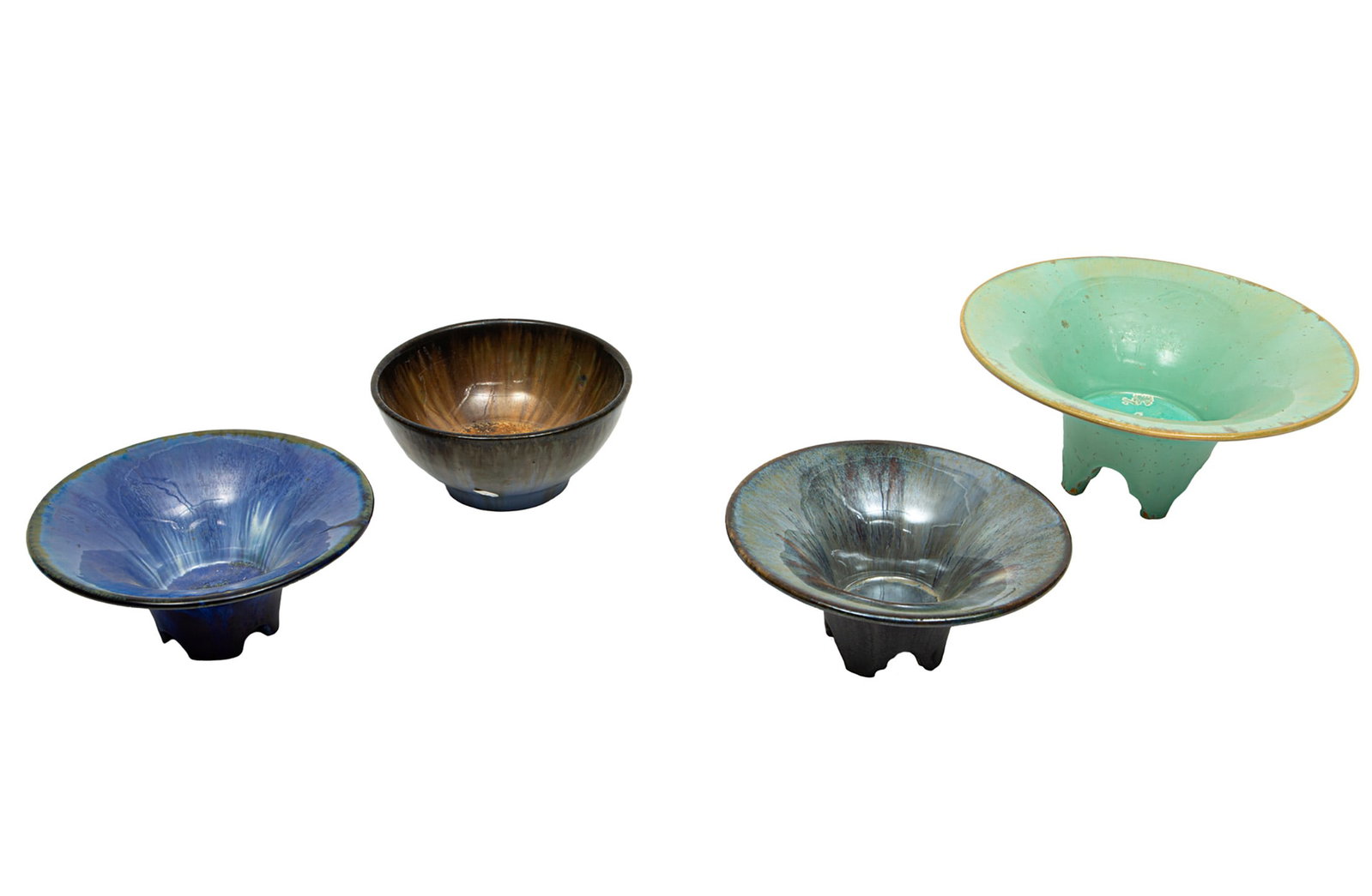 Four Fulper Prang Art Pottery Items