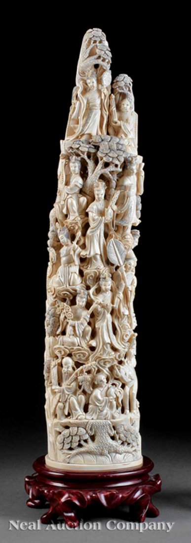 Chinese Ivory 'tree Of Life'