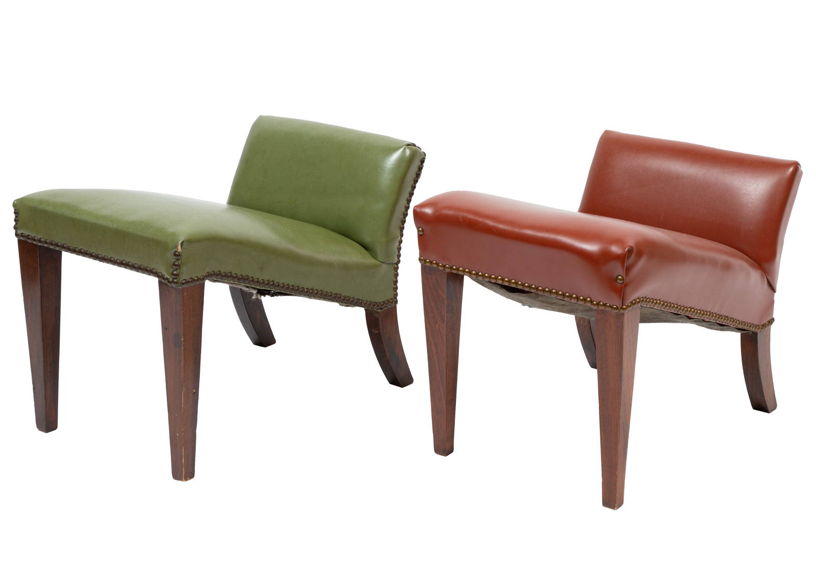 Pair Of American Gout Stools Auction