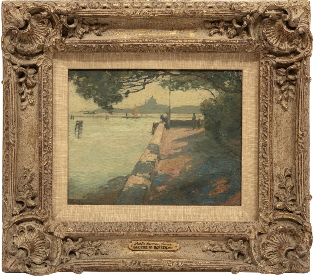 George William Sotter, American/pennsylvania 1879-1953, "public Gardens ...