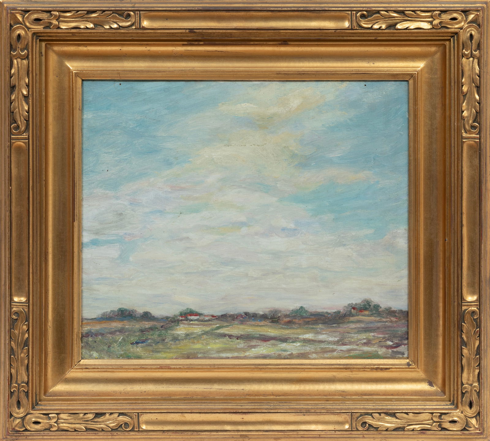 Southern School Early 20th C., ?at Lang Syne Plantation - Fort Motte ...