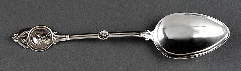 Medallion Silver Tablespoon, Schulz & Fischer