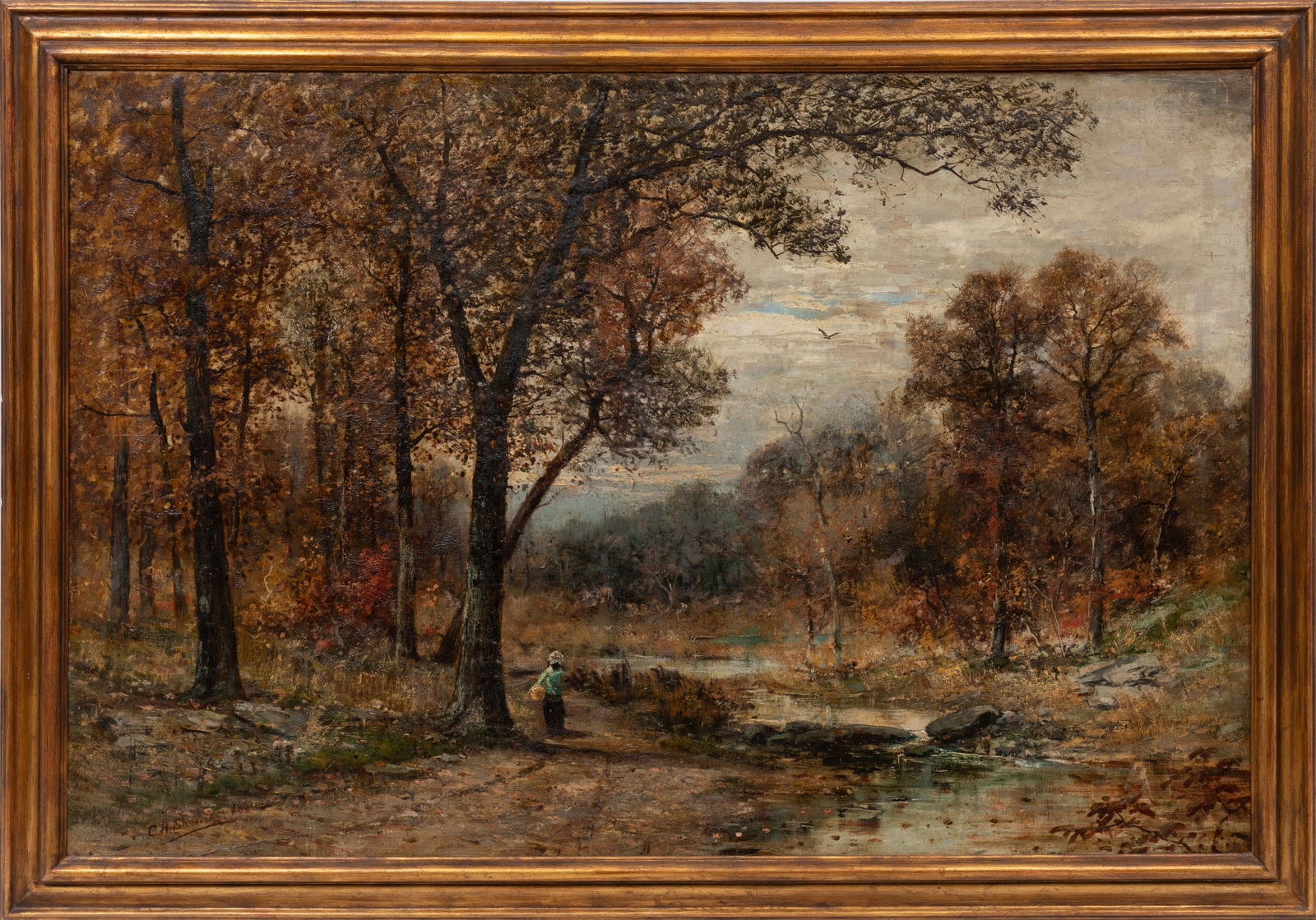 Christopher High Shearer, American/pennsylvania 1846-1926, "along The ...