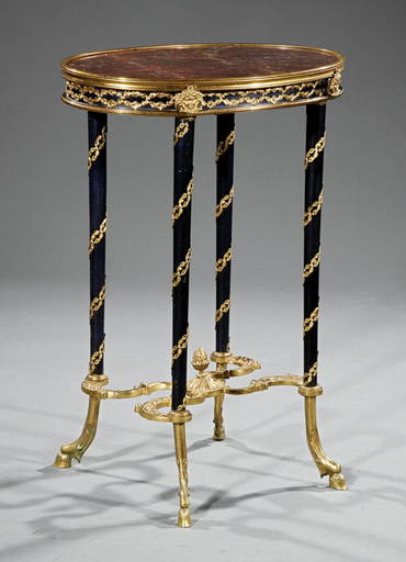 Gilt Bronze, Rouge Marble and Blue Enamel Table - Nov 23, 2013 | Neal ...
