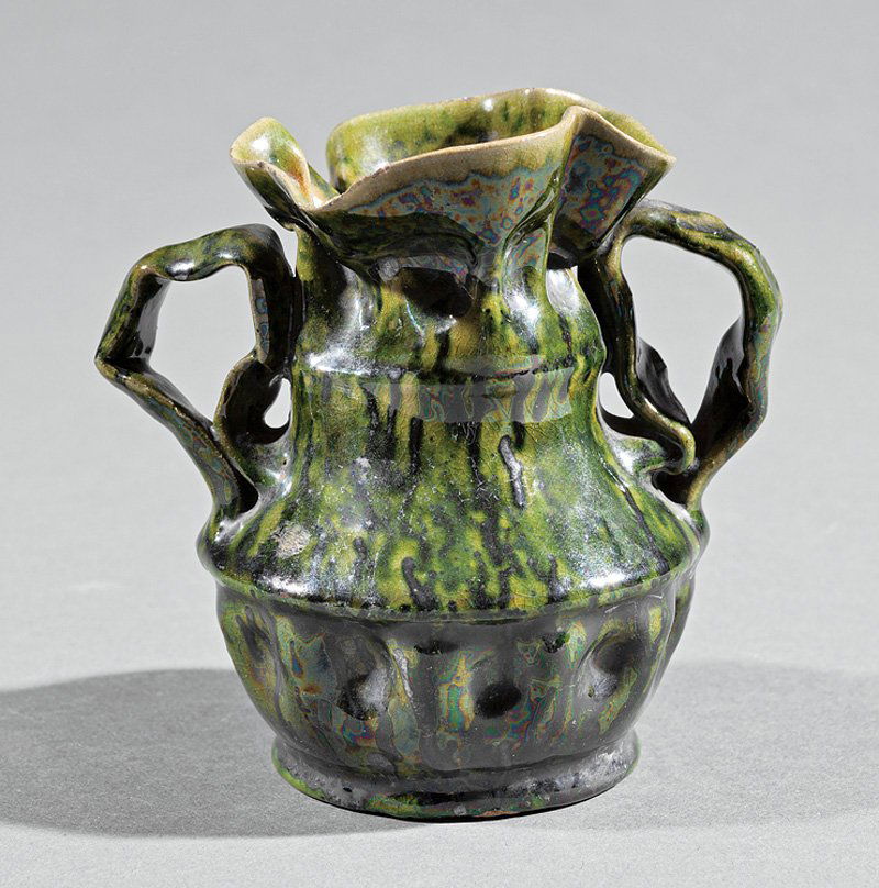 Important George Ohr Pottery Vase - Jun 27, 2015 | Neal Auction Company ...