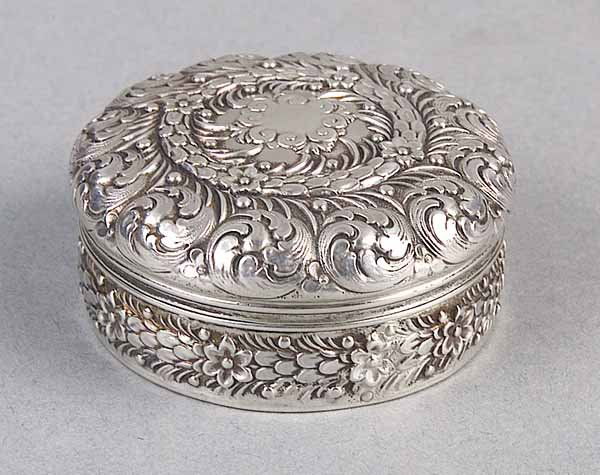 Sterling Silver Trinket Box, Tiffany & Company