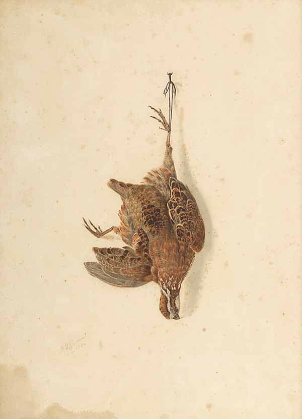 George Louis Viavant, Watercolor on Paper