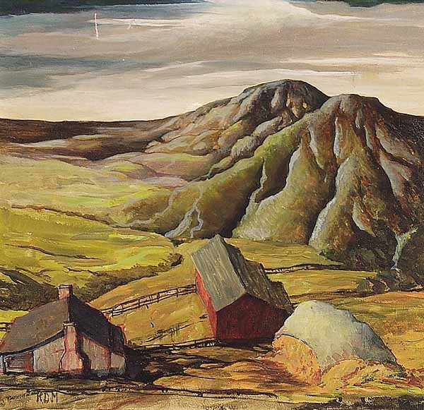 Ralph Davison Miller, Oil On Canvas, Initialed