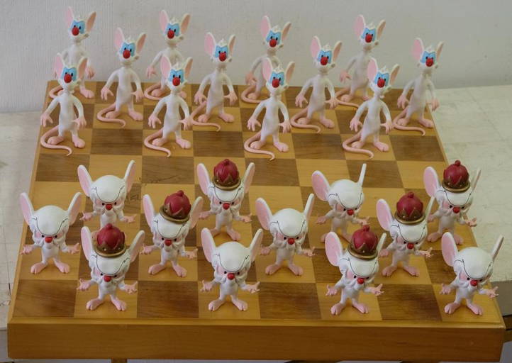 Rare Pinky & The Brain Checkers Set, David Kracov