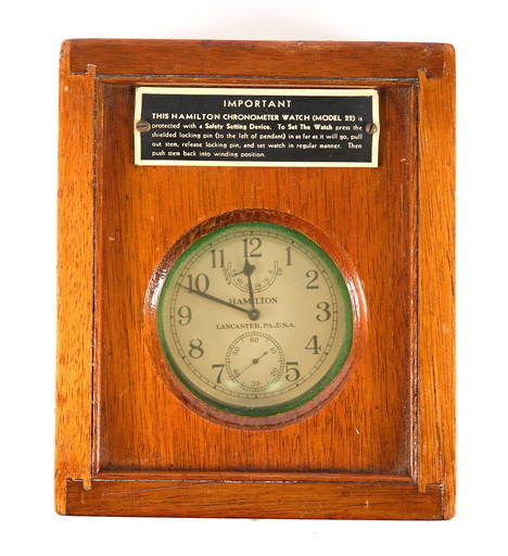 Hamilton Model 22 Navigational Chronometer