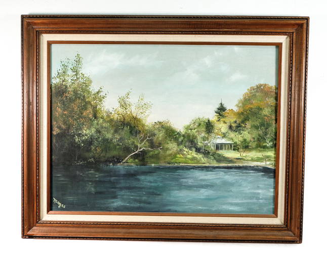 Magee Wasson, Florida Landscape, Oil on Canvas (#0064) on Jan 15, 2023 ...