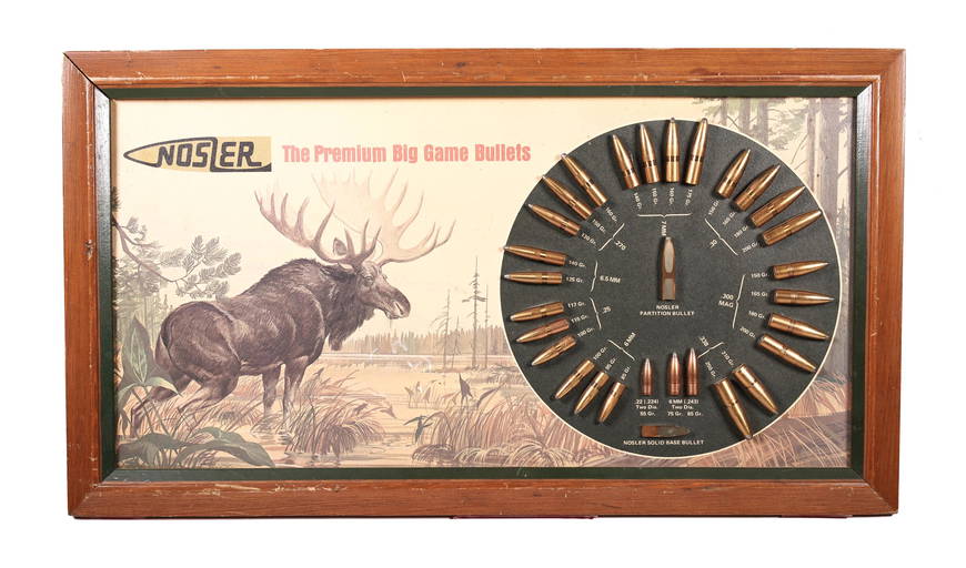 Noser Premium Big Game Bullets Framed Art